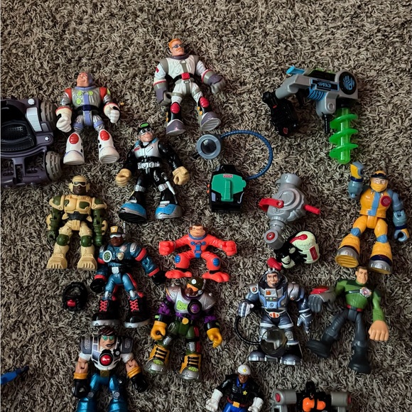 Huge Lot Vintage 2000s Fisher Price Rescue Heroes Action Figures Set ...